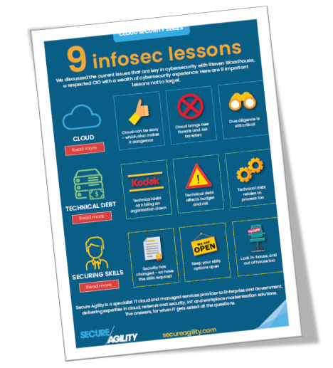 Infographic: The 9 Infosec Lessons - Secure Agility